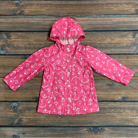 Cherokee | Jackets & Coats | Cherokee Girls 2t Pink Anchor Button Up ...